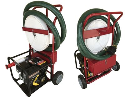California Wildfires Fire Pump Cart and Hose Systems: Home Firefighting ...